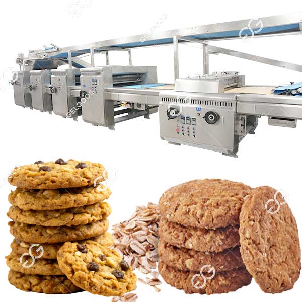 Oatmeal Cookies Making Machine Large Production - Biscuit Production ...